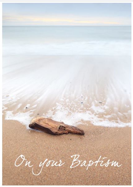 ON YOUR BAPTISM GREETINGS CARD :: Adult Baptism :: Church Occasions ...