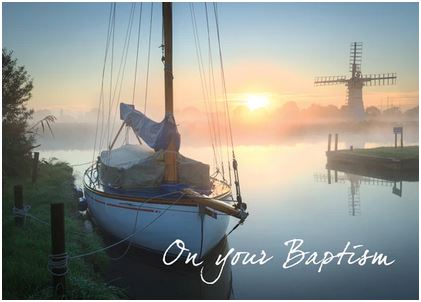 ON YOUR BAPTISM GREETINGS CARD :: Adult Baptism :: Church Occasions ...